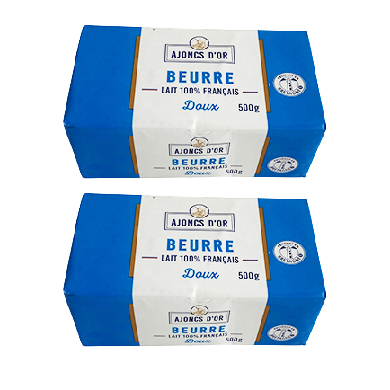 Beurre doux (2x 500G) – DurabL